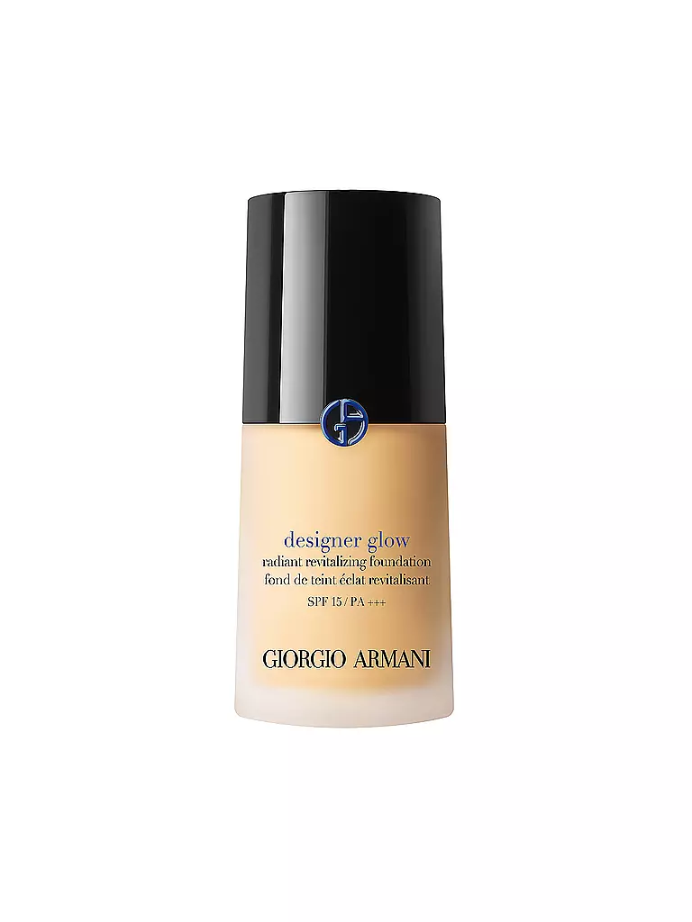 ARMANI COSMETICS Designer Glow Foundation 30ml LSF 20 (3) camel