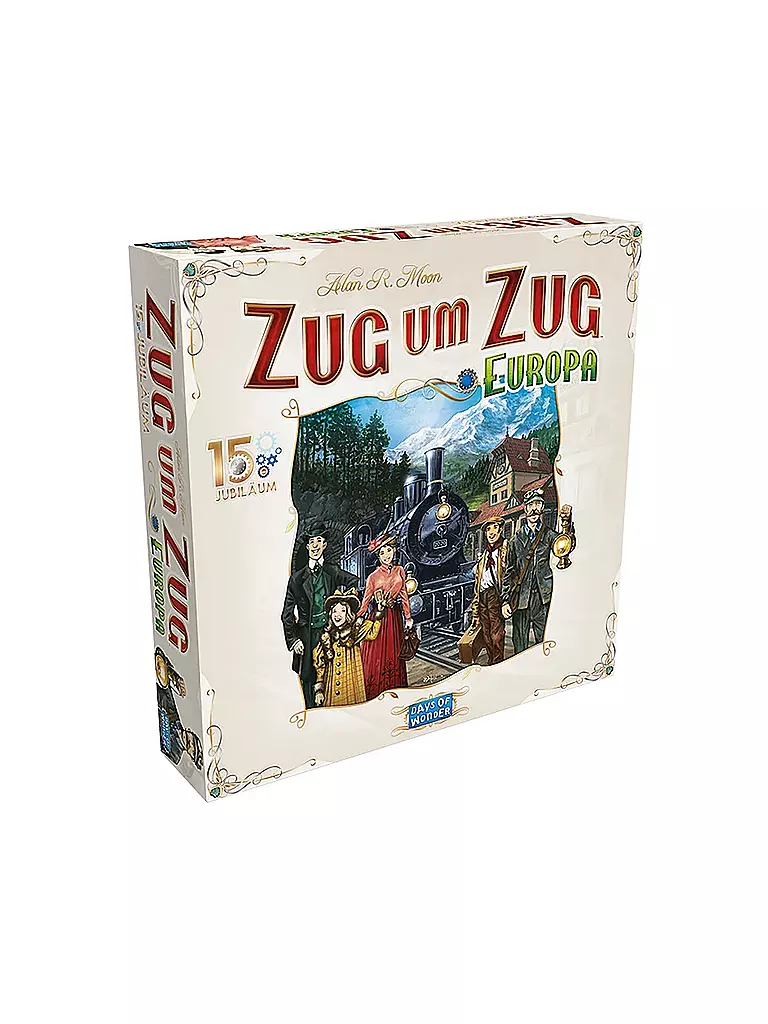 ASMODEE Brettspiel - Zug um Zug: Europa 15. Jubiläum keine Farbe