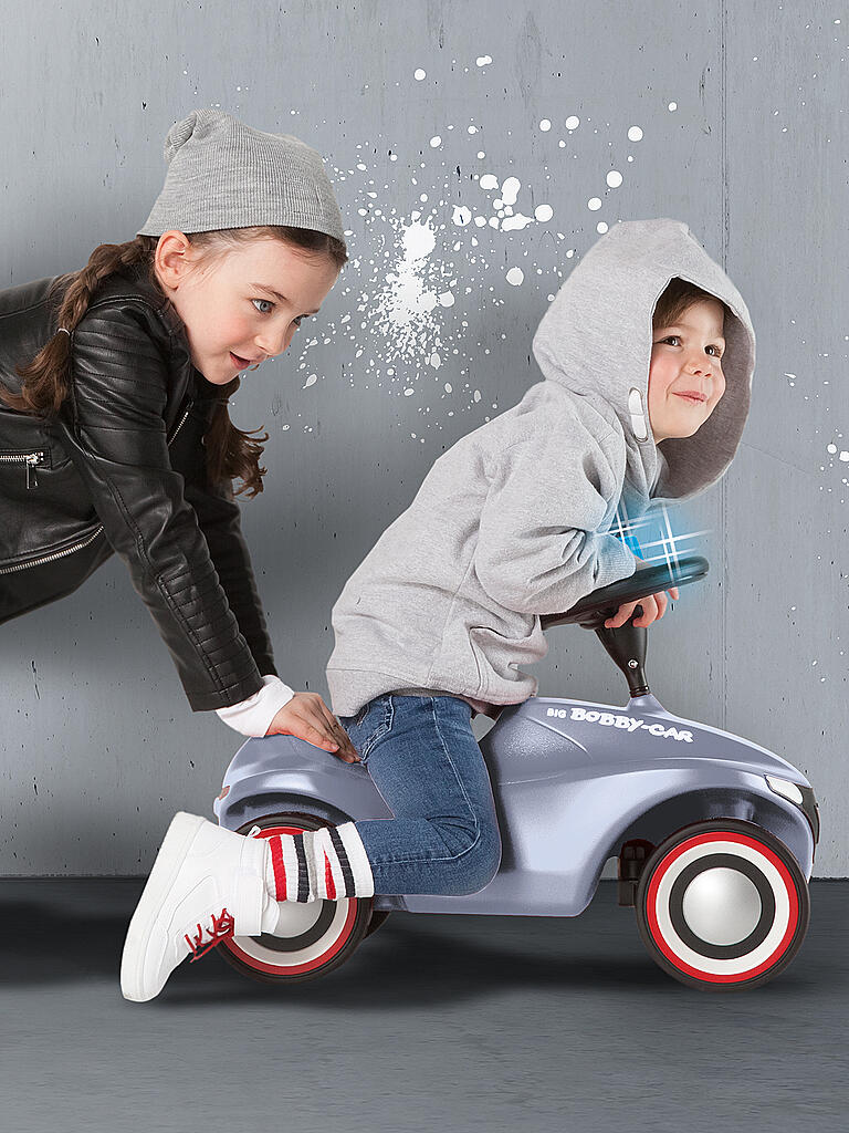 BIG Bobby-Car-Neo Polizei AT silber