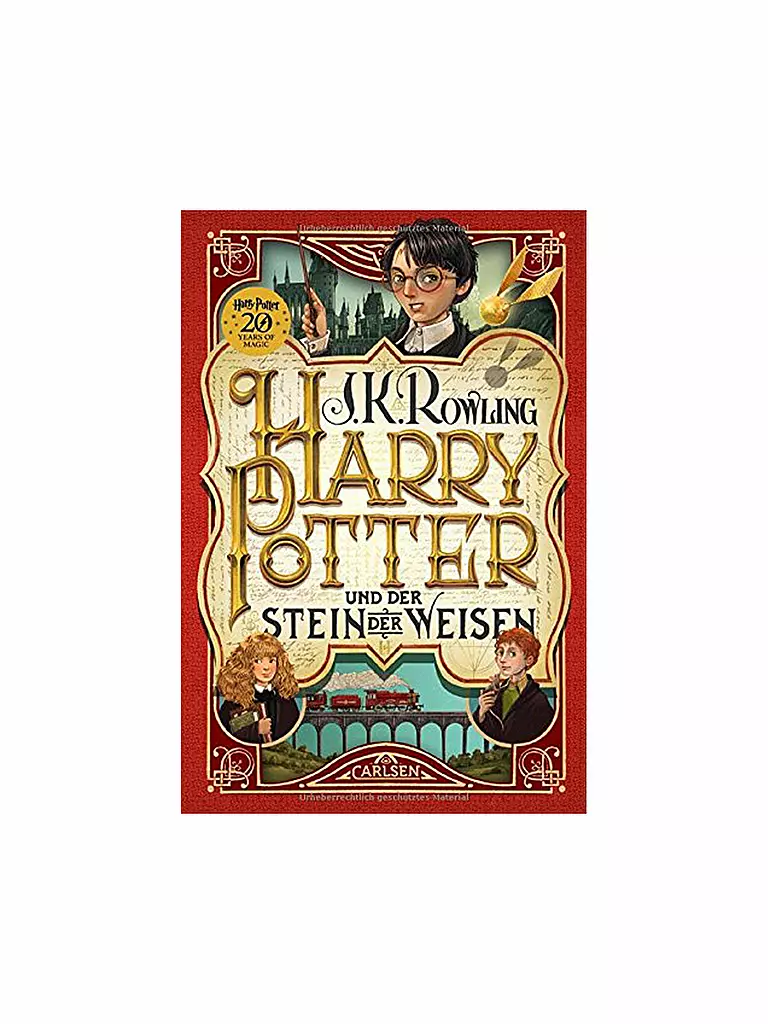 CARLSEN VERLAG Buch - Harry Potter und der Stein der Weisen - Band 1 ...