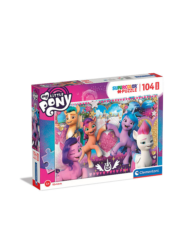CLEMENTONI Puzzle - Supercolor My Little Pony 104 Teile keine Farbe