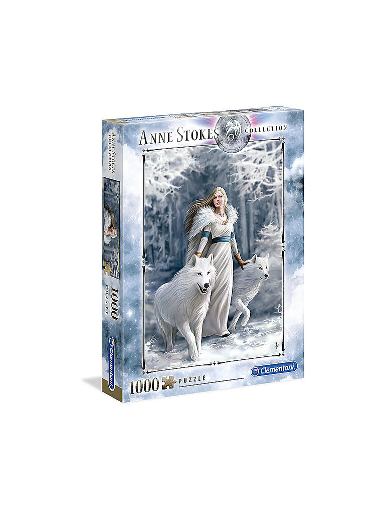 CLEMENTONI Puzzle Anne Stokes Collection - Winter Wächter 1000 Teile ...