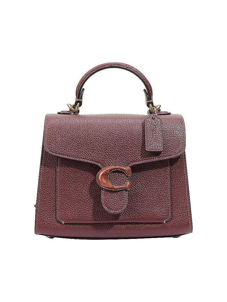 COACH Ledertasche - Henkeltasche Tabby rot