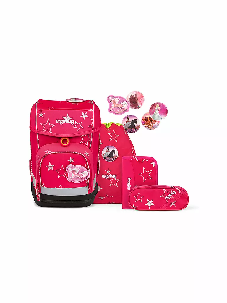 ERGOBAG Schultaschen-Set 5tlg Cubo CinBärella pink