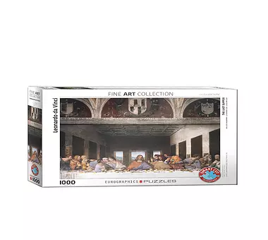 EUROGRAPHICS Puzzle - Das letzte Abendmahl von Leonardo da Vinci 1000 Teile keine Farbe