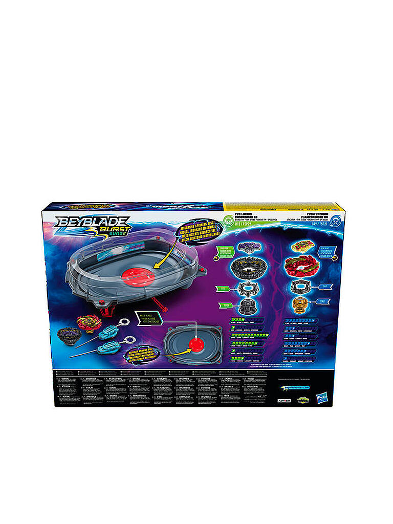 HASBRO Beyblade Burst Surge Speedstorm Motor Strike Battle Set transparent