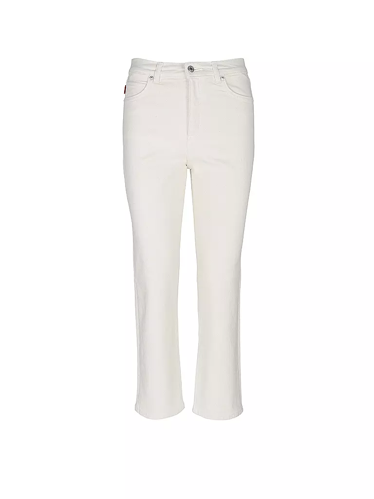 HUGO Jeans Straight Fit Gayang creme