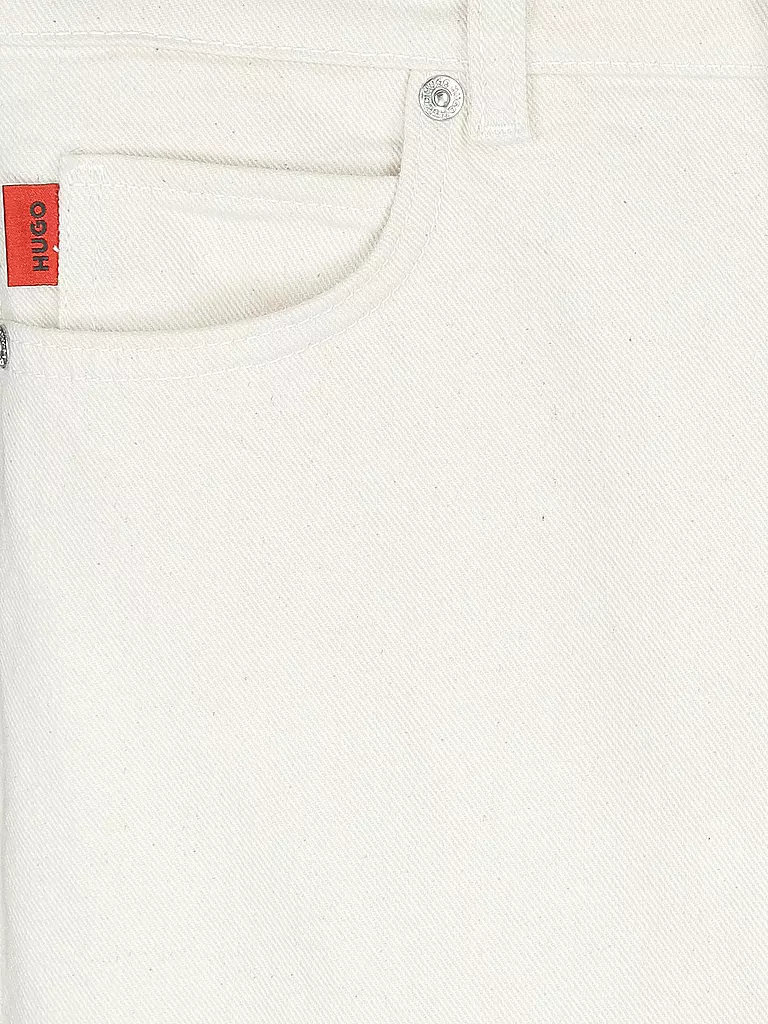 HUGO Jeans Straight Fit Gayang creme