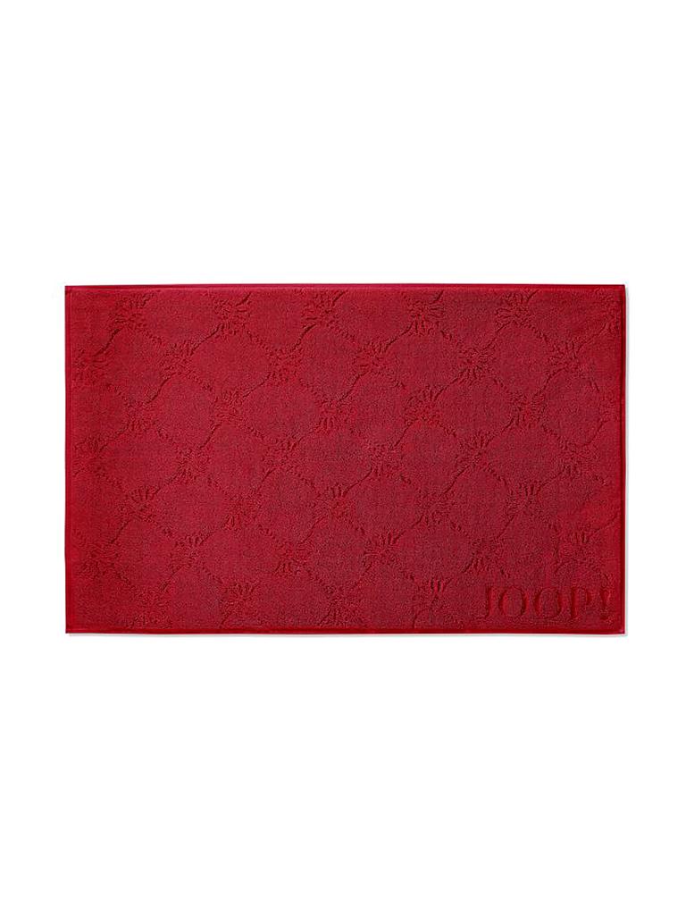 JOOP Badematte "Cornflower Uni" 50x80cm (Granat) rot