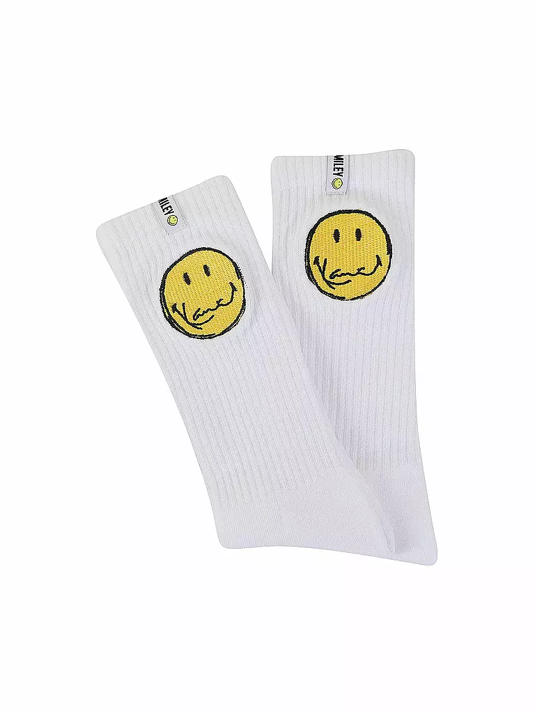 KARL KANI Socken 2er Pkg. White - Signature Smiley Sock white weiß