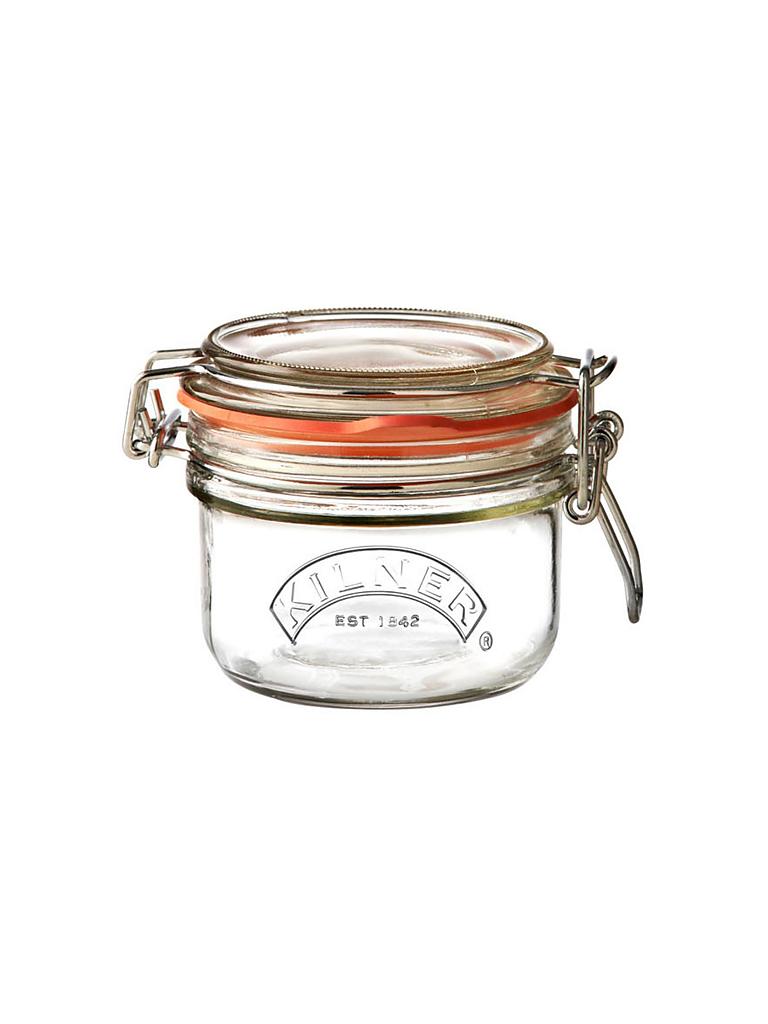 KILNER Drahtbügelglas 125ml transparent