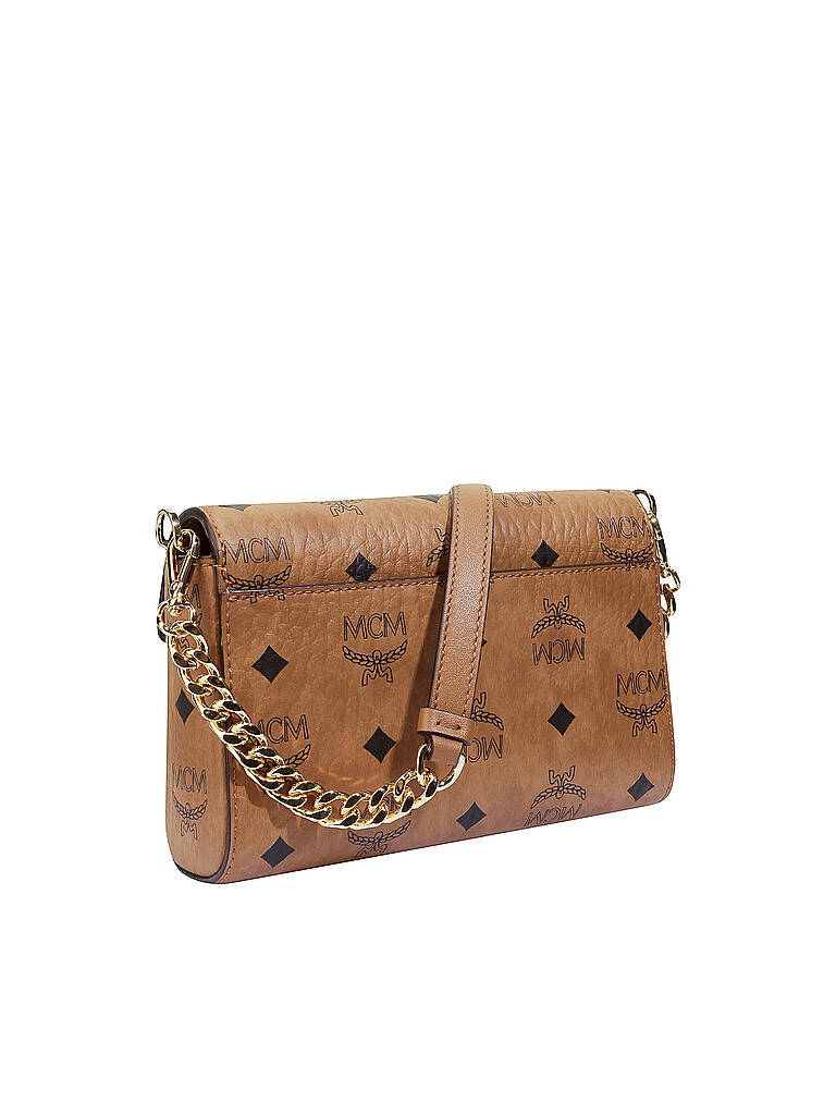 MCM Tasche Minibag Millie Visetos S braun