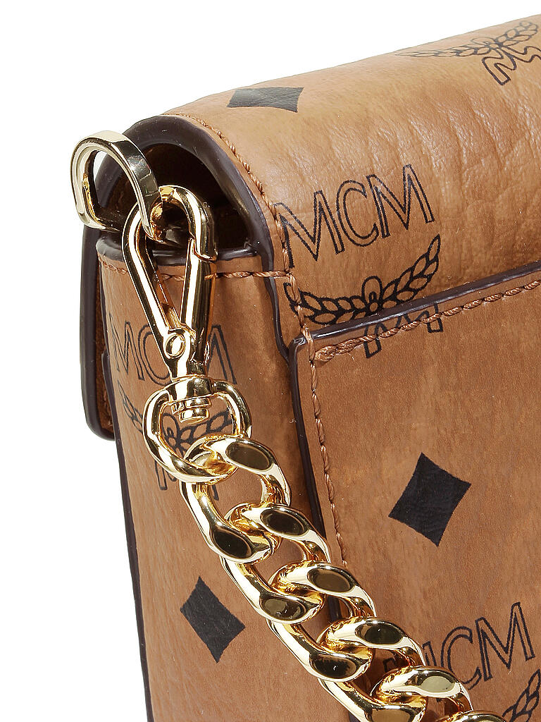 MCM Tasche Minibag Millie Visetos S braun