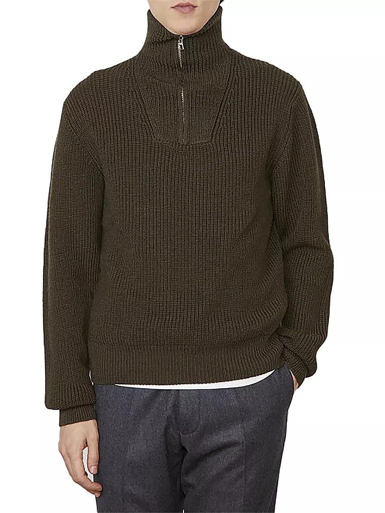 OFFICINE GENERALE Troyer Pullover TAREK grün