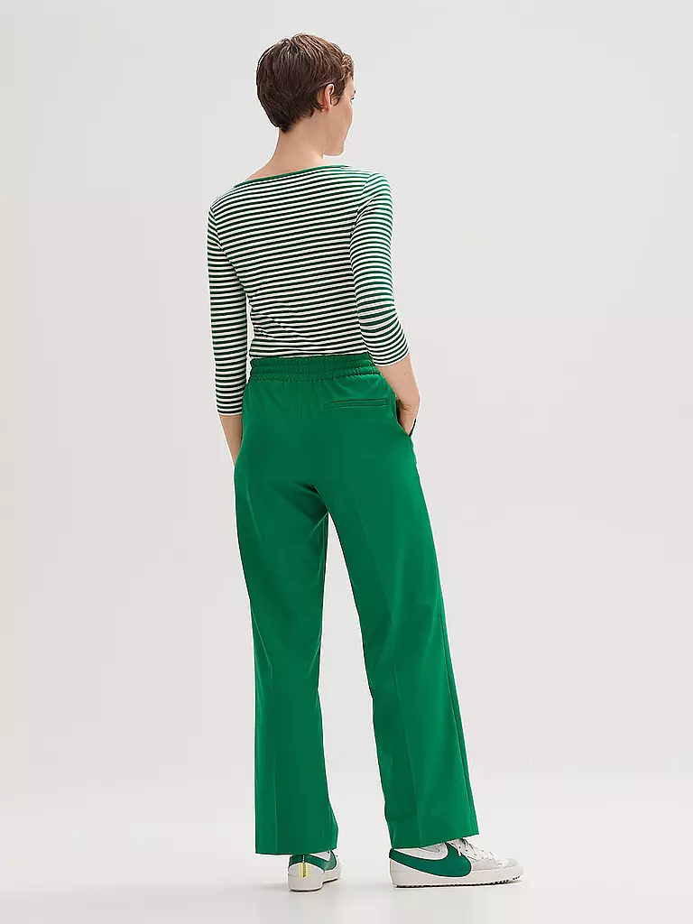 OPUS Hose Wide Leg MOLITI grün
