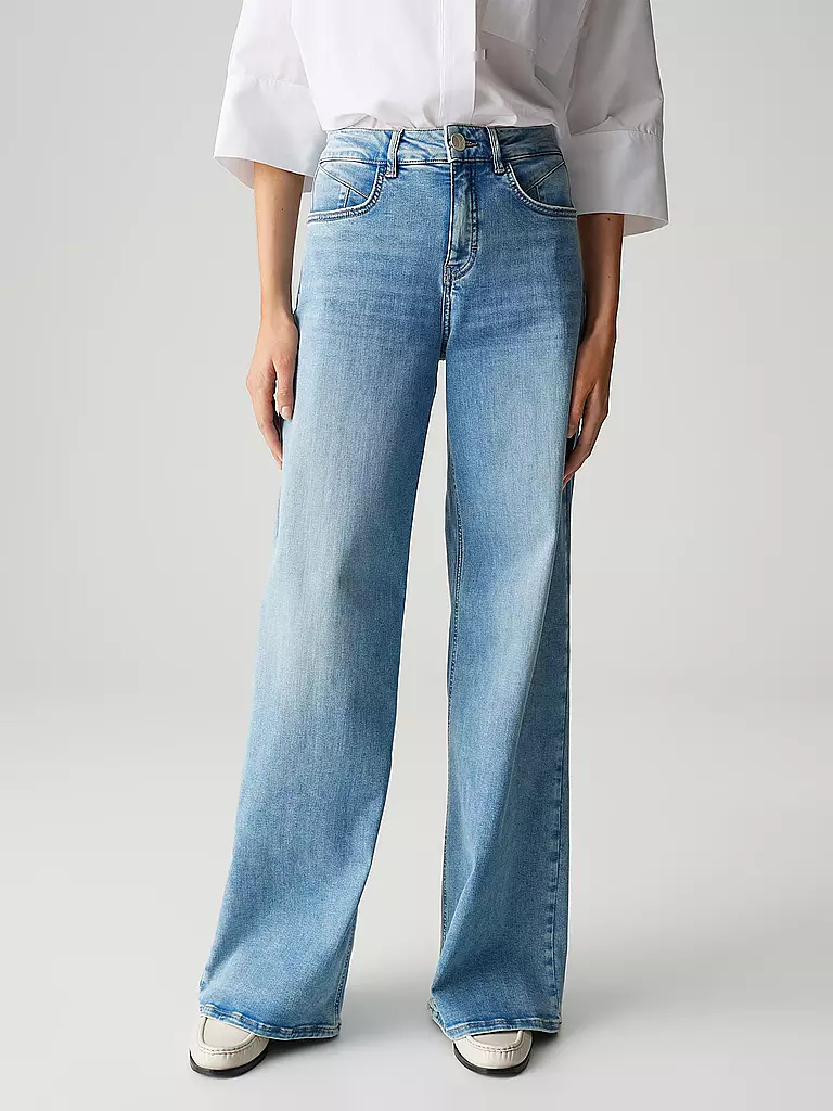 OPUS Jeans Wide Leg MELLY COOL hellblau