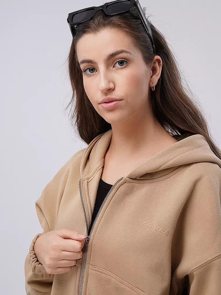 PEGADOR Sweatjacke VALINDA beige