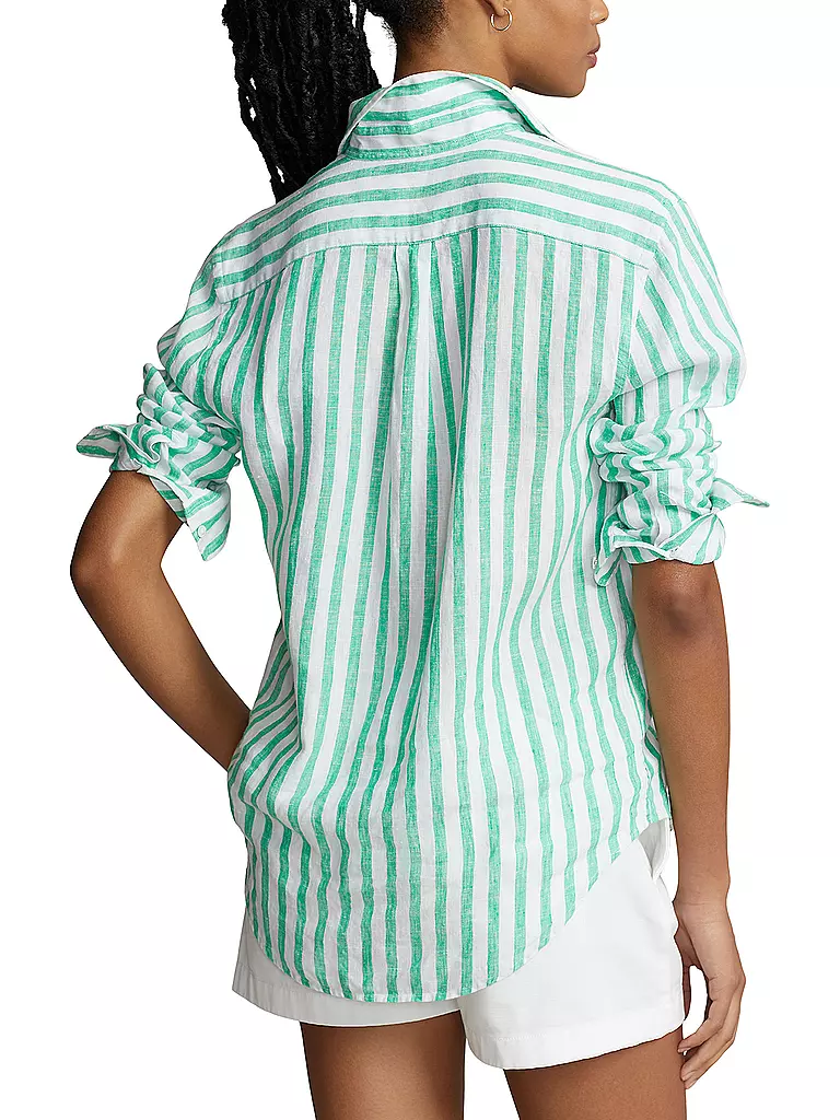 POLO RALPH LAUREN Leinenbluse grün