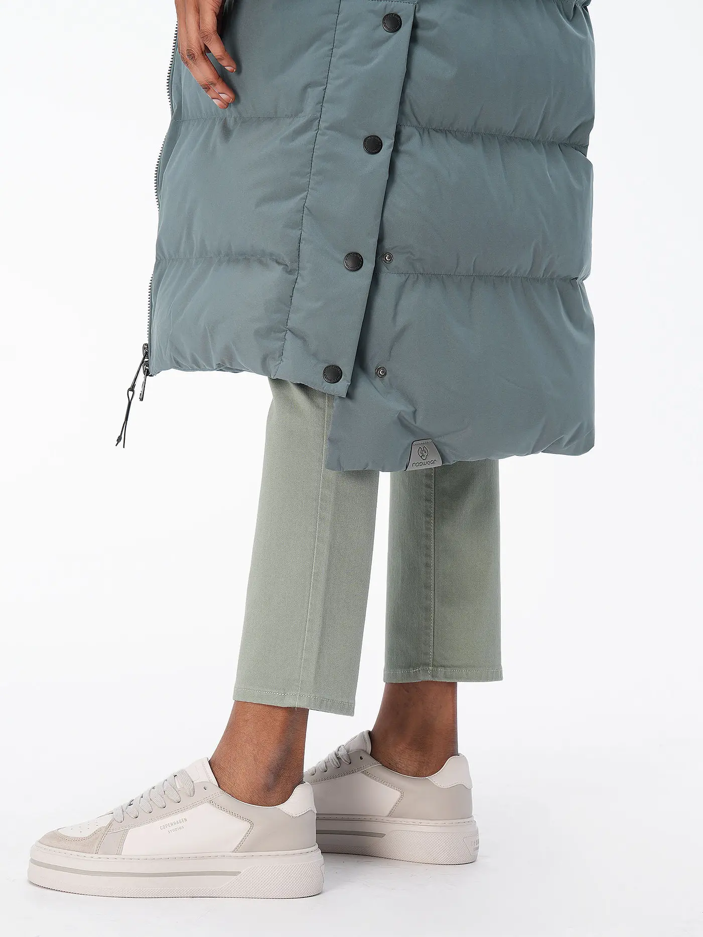 RAGWEAR Steppmantel PATRISE grau