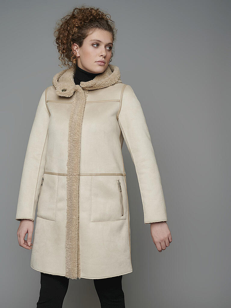 RINO&PELLE Shearling Wendejacke Alina beige