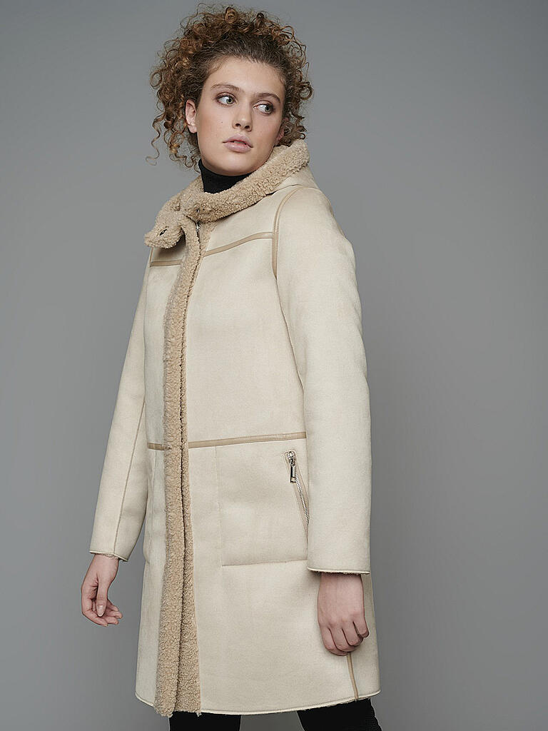RINO&PELLE Shearling Wendejacke Alina beige