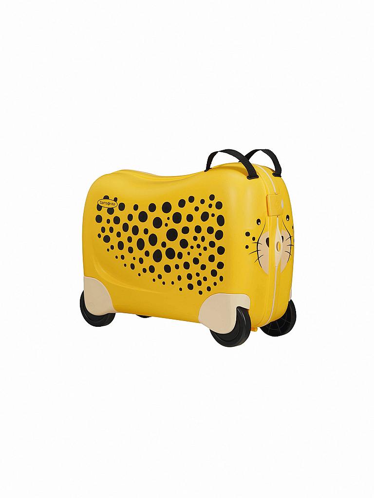 SAMSONITE Kinder Trolley " Dream Rider Suitcase " ( Cheetah C. ) gelb