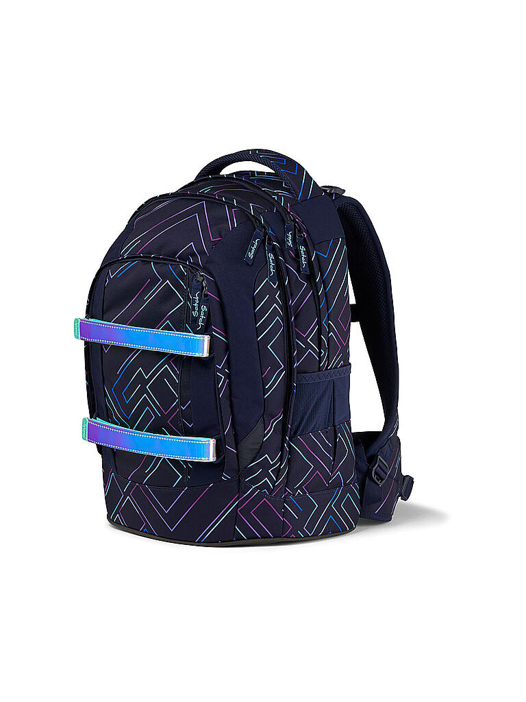 SATCH Schulrucksack Satch Pack Purple Laser dunkelblau