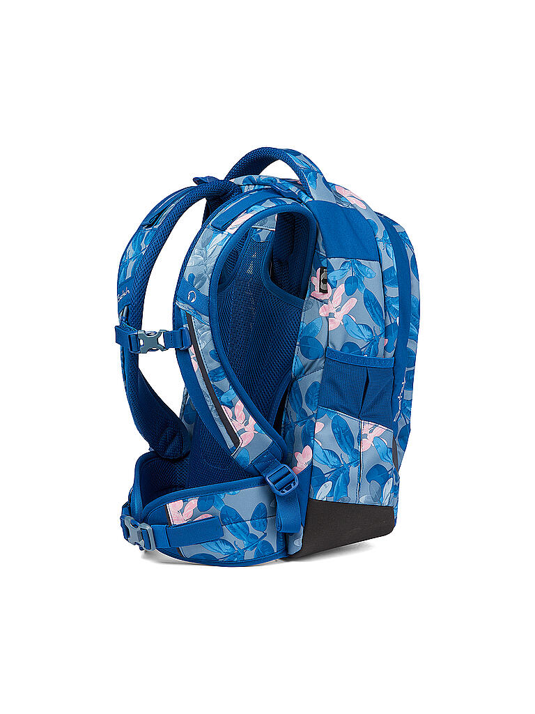 SATCH Schulrucksack Sleek - Summer Soul blau