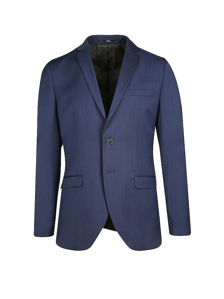 SELECTED Sakko Slim-Fit "SLHBILLI" blau