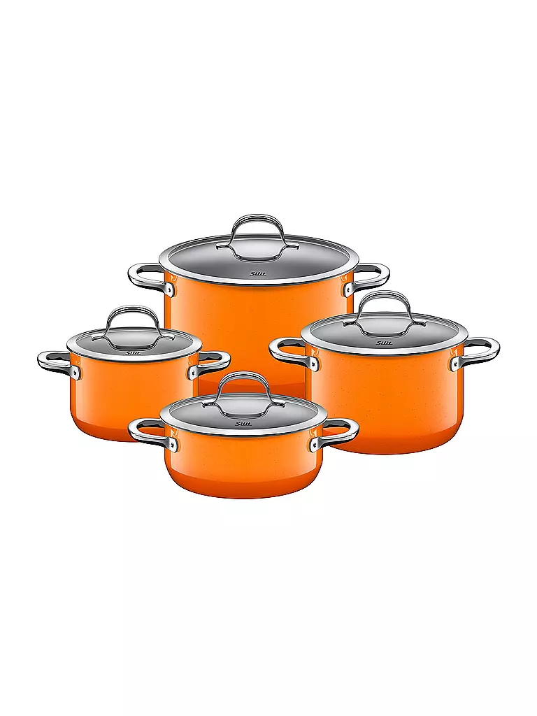 SILIT Topf-Set 4-teilig "Passion" (Orange) orange