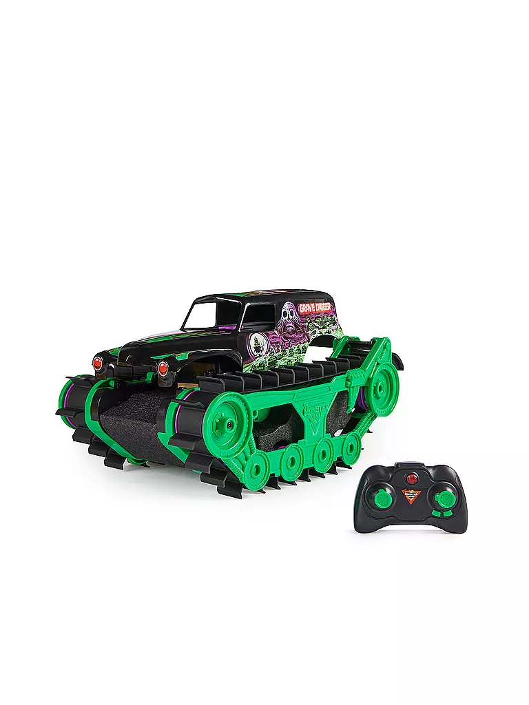 SPINMASTER Monster Jam Ferngesteuertes Auto Grave Digger Trax RC Truck ...