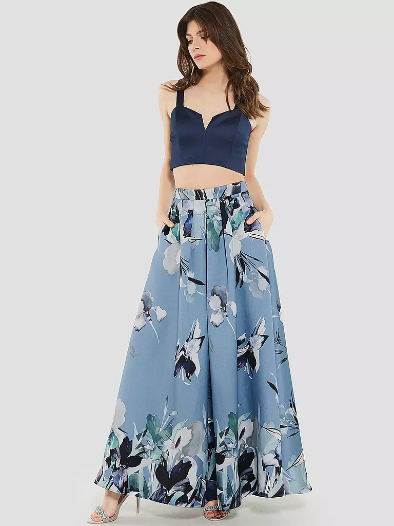 SWING Top Cropped Fit blau