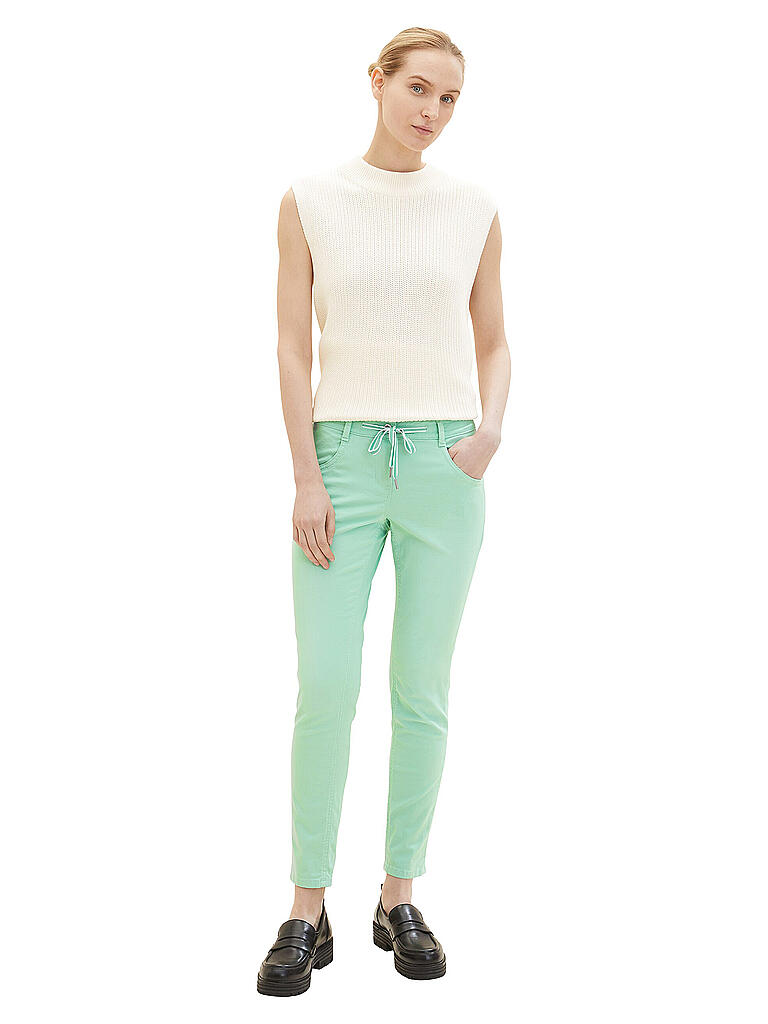 TOM TAILOR Jeans 7/8 Tapered Relaxed Fit grün