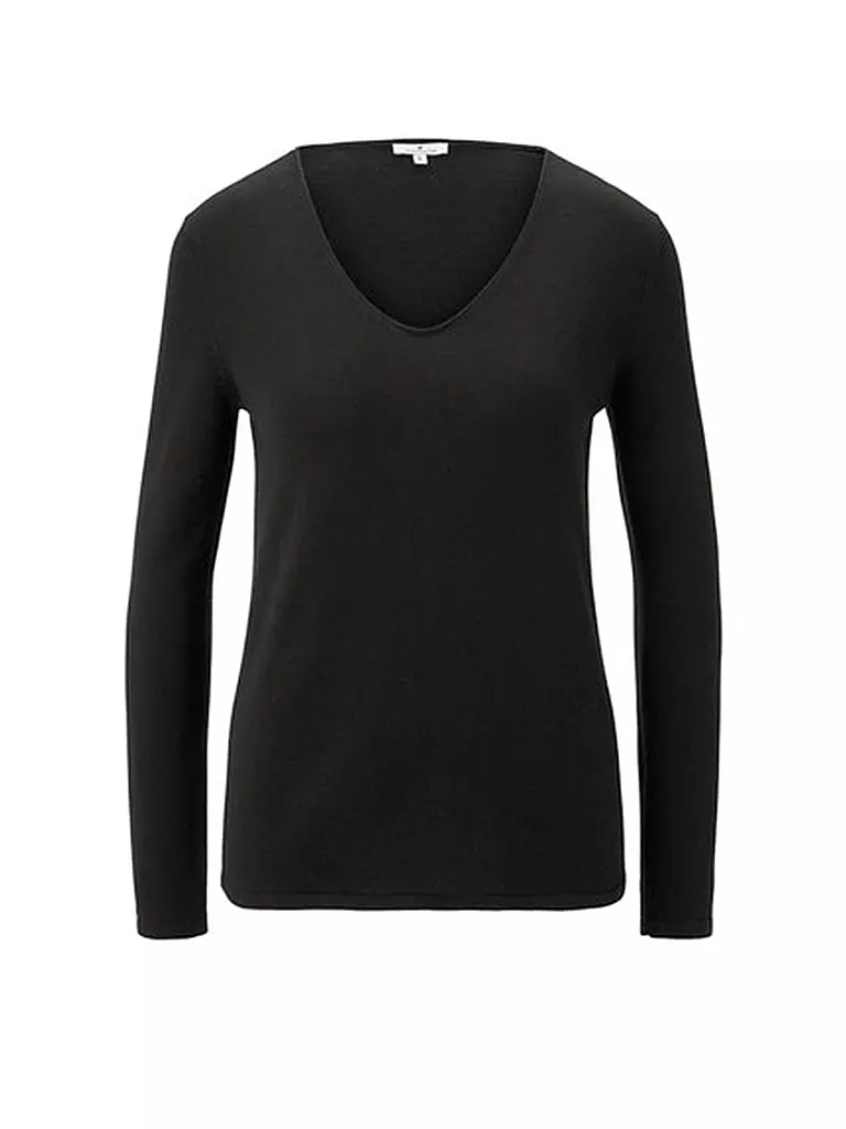 TOM TAILOR Pullover schwarz