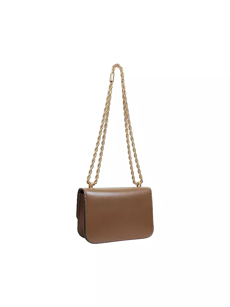 TORY BURCH Ledertasche - Minibag " Eleanor " braun