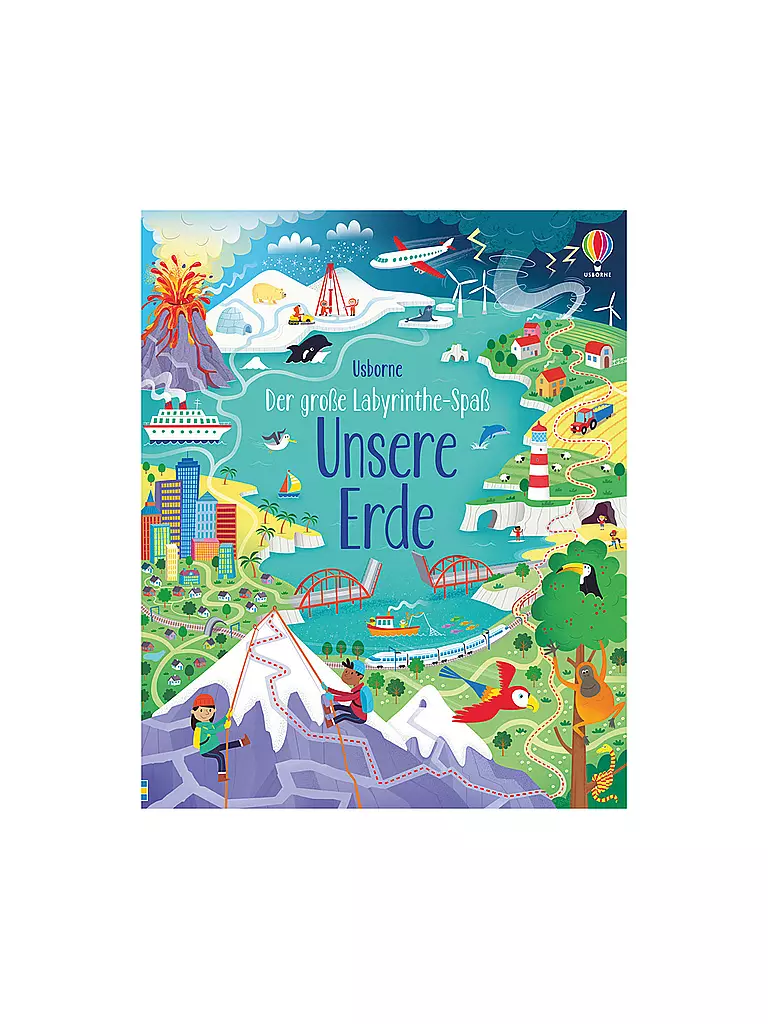 USBORNE (MORAWA) Der große Labyrinthe Spaß - Unsere Erde keine Farbe
