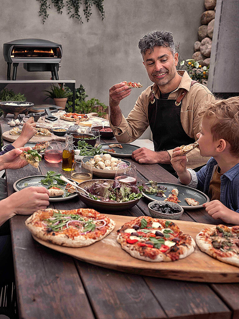 WITT Pizzaofen ETNA ROTANTE Stone hellgrau